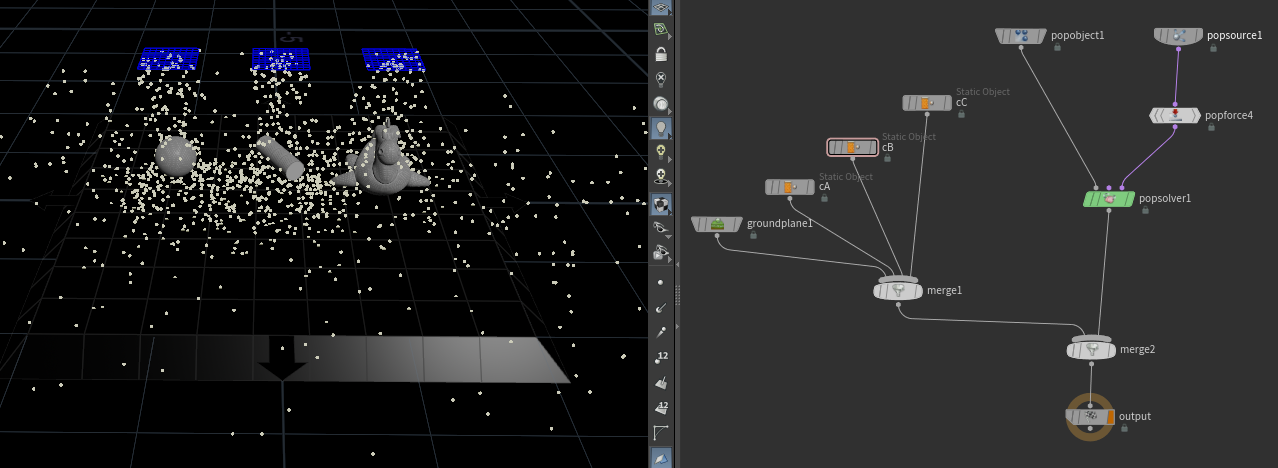 TWA 후디니 1 Particle_08 : 충돌감지(Collision Detect) POP Solver