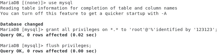[MySQL / MariaDB] 외부에서 root 접속 허용하기 (Linux CentOS 기준) :: 안산드레아스