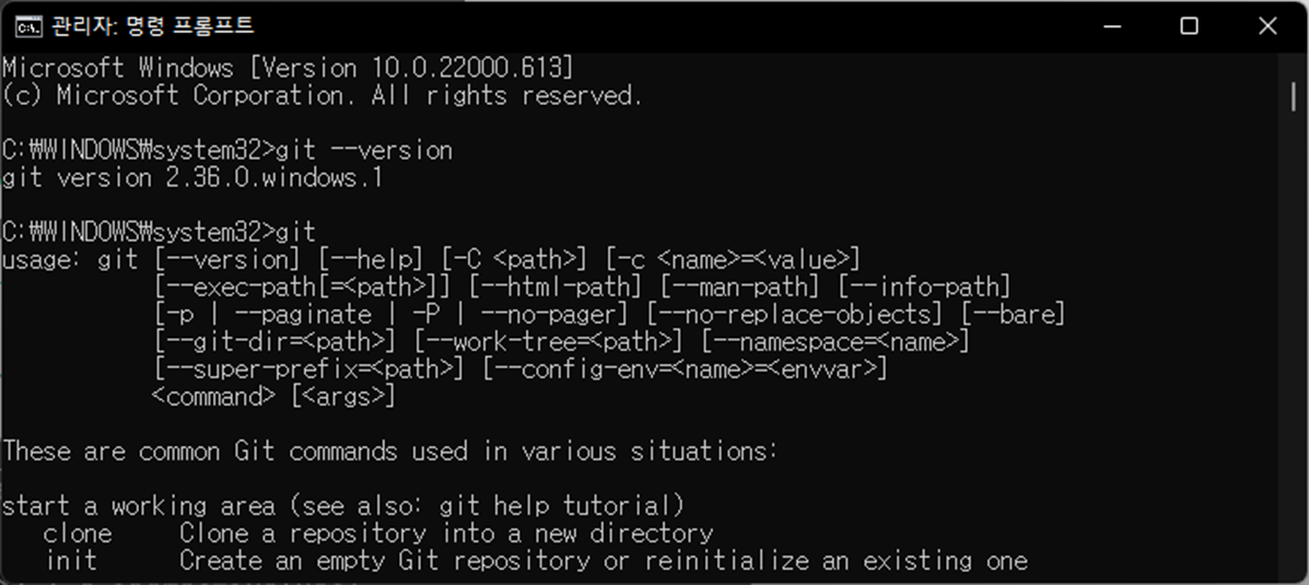 [Git] Windows11 64bit 환경 Git 다운로드 및 설치하기 - ① Setup