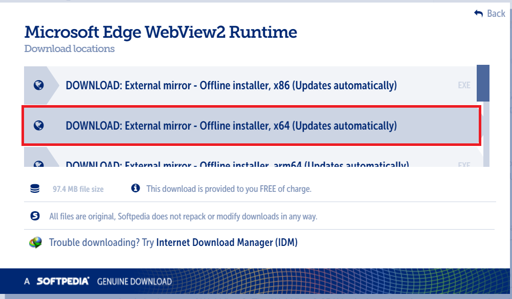 Microsoft Edge WebView2 런타임에 대해서.