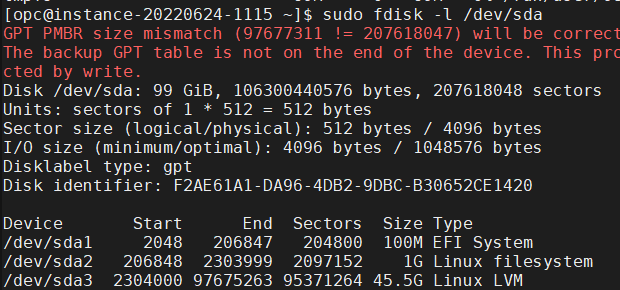 [OCI] 오라클 클라우드 boot Volume 크기 변경