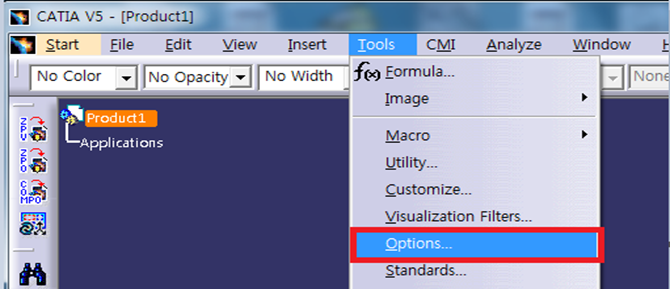 [CATIA V5] Color를 유지하면서 STEP 파일로 데이터를 저장하는 방법