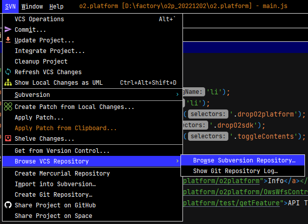 [IntelliJ] 인텔리제이 SVN Repository 꺼내기