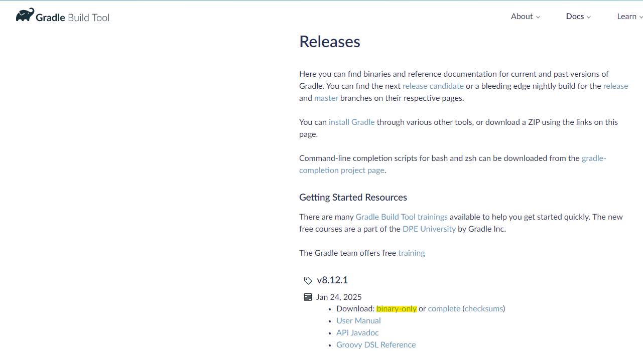 Windows 환경에서 Gradle 설치 및 설정 가이드 :: Bong's Log