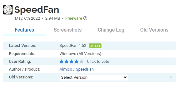 SpeedFan 무료 다운로드