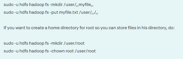 [Hadoop] mkdir: Permission denied: user=root, access=WRITE, inode="/user":hdfs:supergroup:drwxr ...