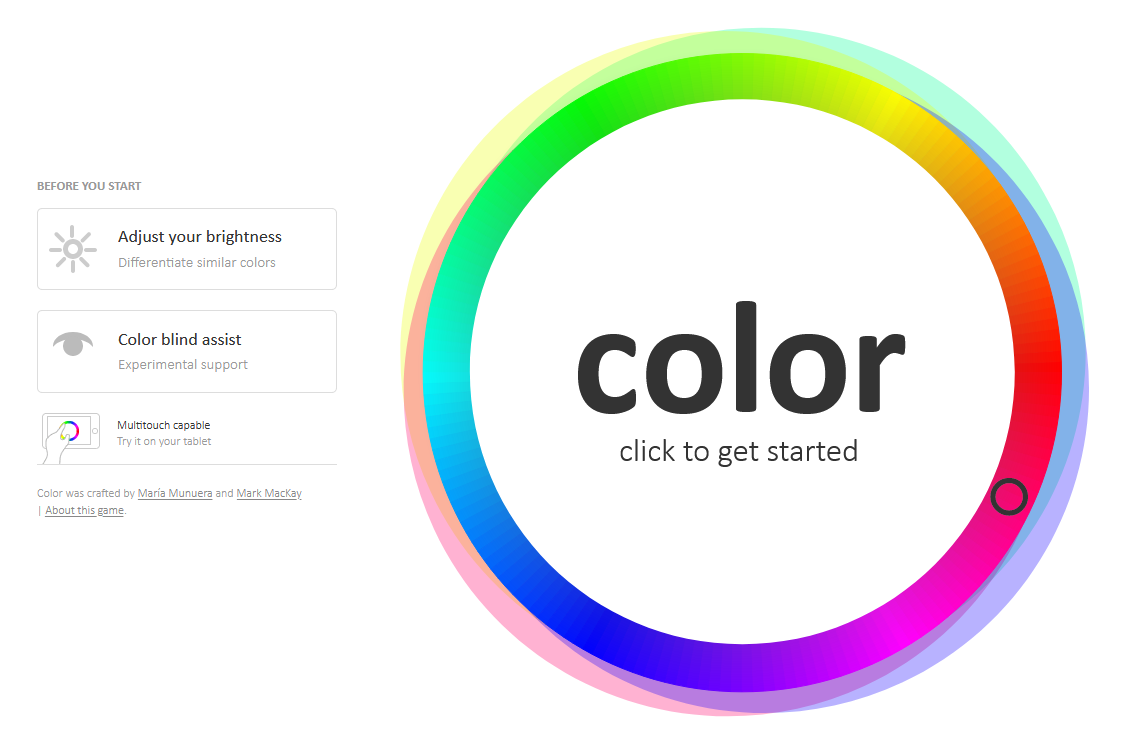 색 인지 테스트 게임
