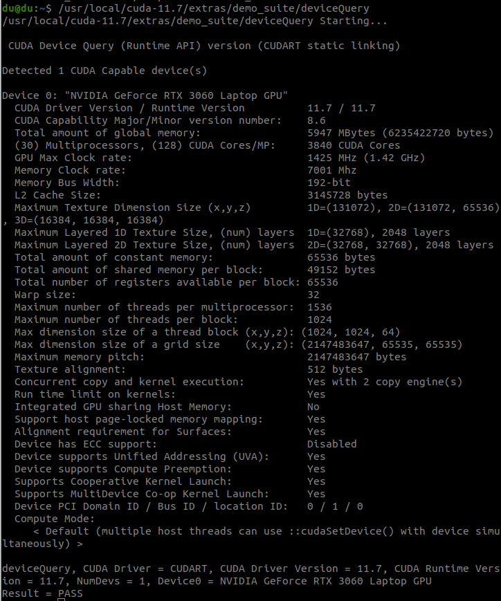 (실무리눅스) 13. ubuntu22.04 CUDA, Cudnn설정, Pytoch 다운로드