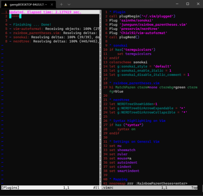 [Linux - Vim] Vim 에디터 사용 편하게 하기 ② (플러그인) — OliveSu's Tech Archive ☄︎