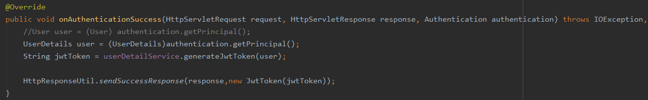 [Spring]class java.lang.String cannot be cast to class org.springframework.security.core ...