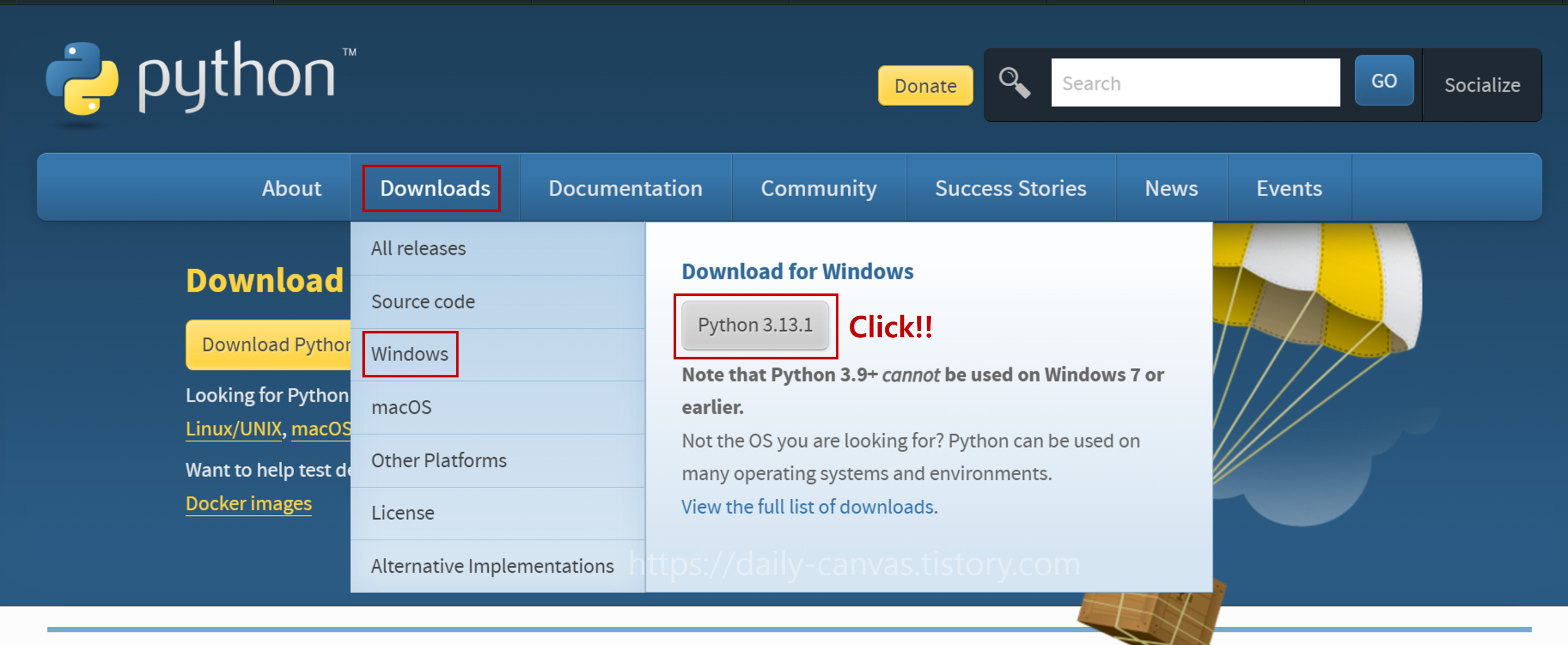 [Windows] Python 설치 하는 방법