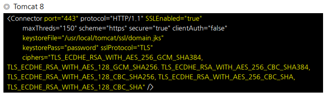 톰캣9(Tomcat9) 써트코리아 SSL 인증서 적용방법