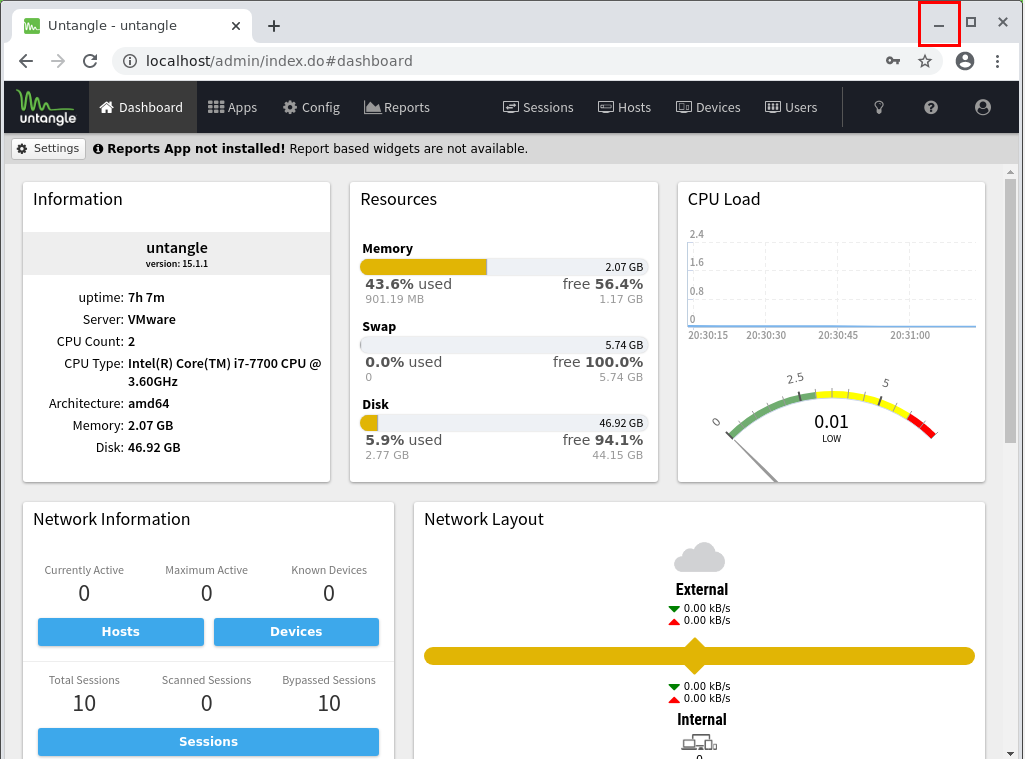 UTM - Untangle 구성2 : VMware Tool Install :: 끊임없이 노력하는 엔지니어를 꿈꾸며