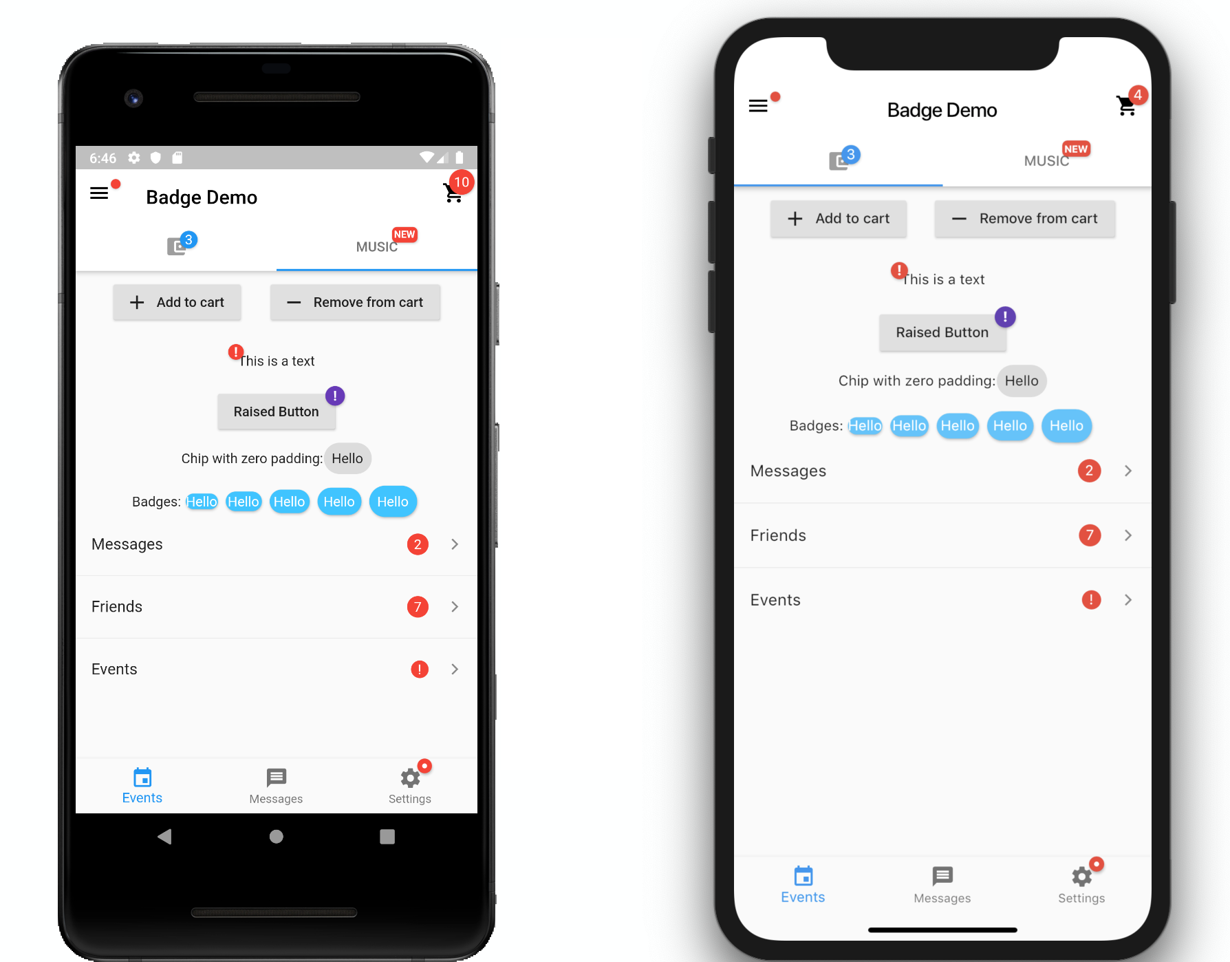 [Flutter] Chip, Badge 사용법