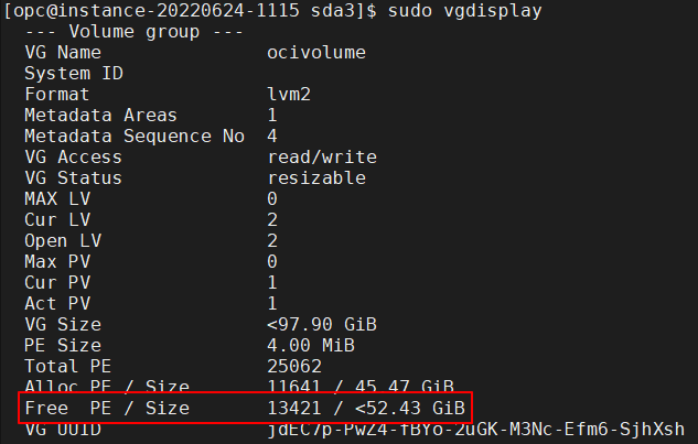 [OCI] 오라클 클라우드 boot Volume 크기 변경