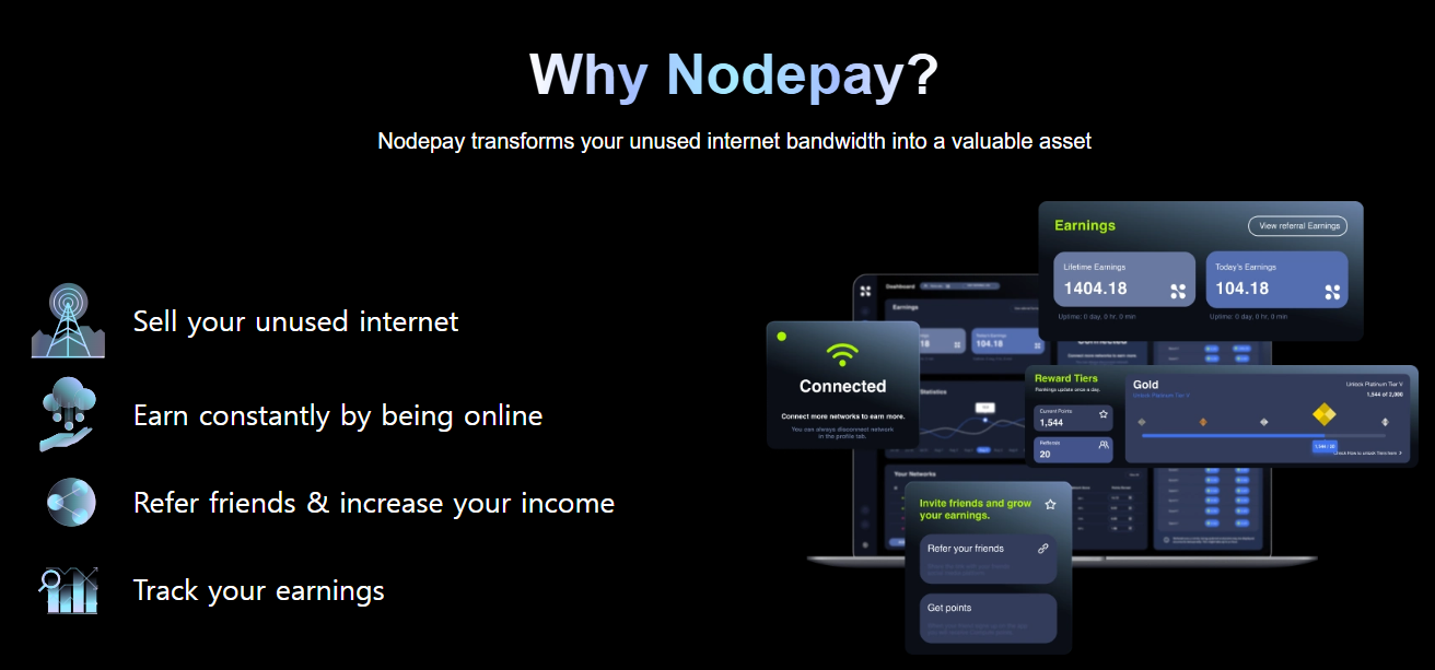 차세대 grass 코인) 노드페이(Node pay) 신생 코인 채굴 선점하기