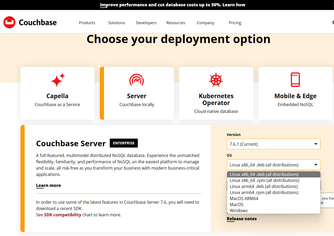 카우치베이스(couchbase) 서버 특징, 다운로드, 설치 및 구성하기