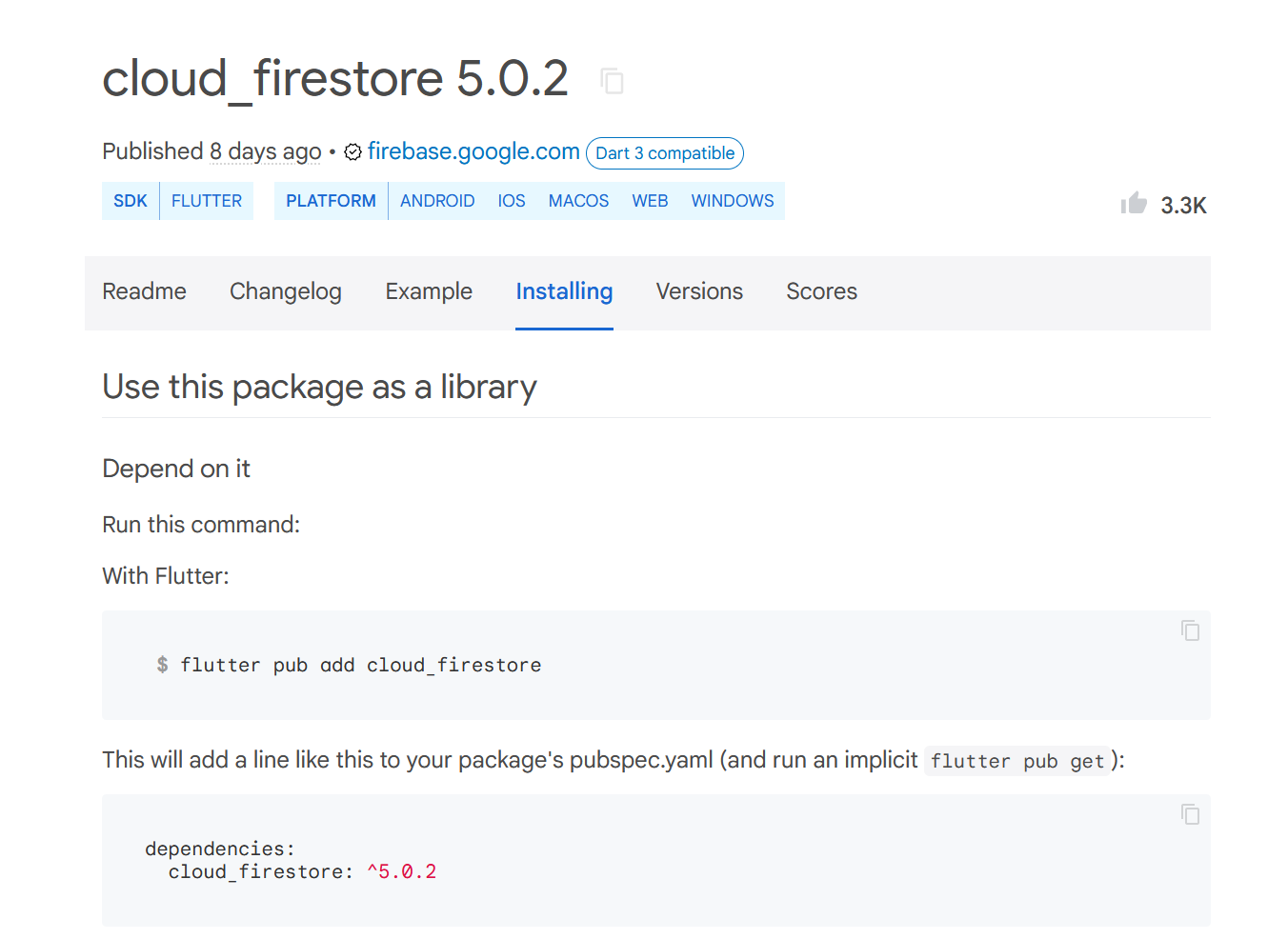 firebase - firestore