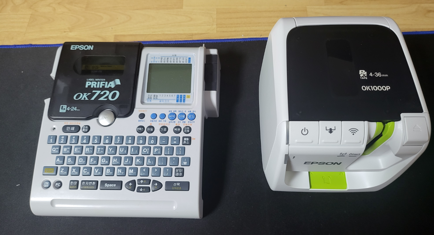 [엡손 LABEL WRITER] 엡손 라벨 프린터 OK1000p 세팅부터 출력까지