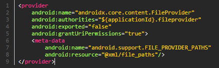FileUriExposedException 오류 File Provider 로 해결