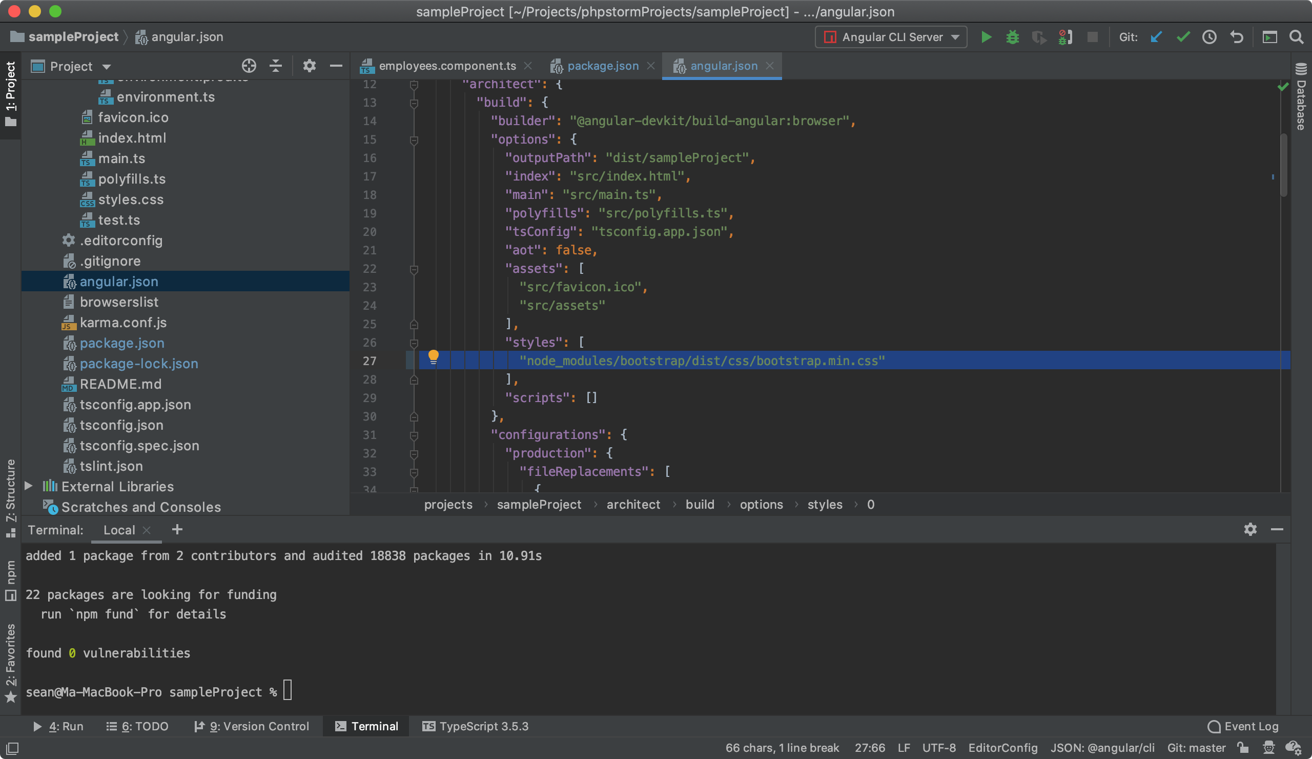 [Angular] 부트스트랩 적용하기 (ng-bootstrap 사용)