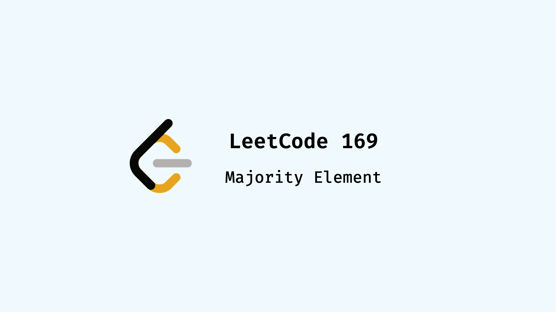 LeetCode 169 - Majority Element (Easy)