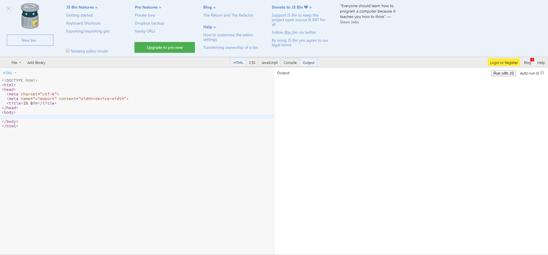 HTML, CSS, Javascript 웹에서 코드 테스트하는 사이트