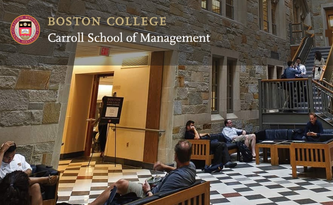 [Boston College] 파이낸셜타임지 글로벌MBA 랭킹 55위 미국 Boston College Carroll MBA ...