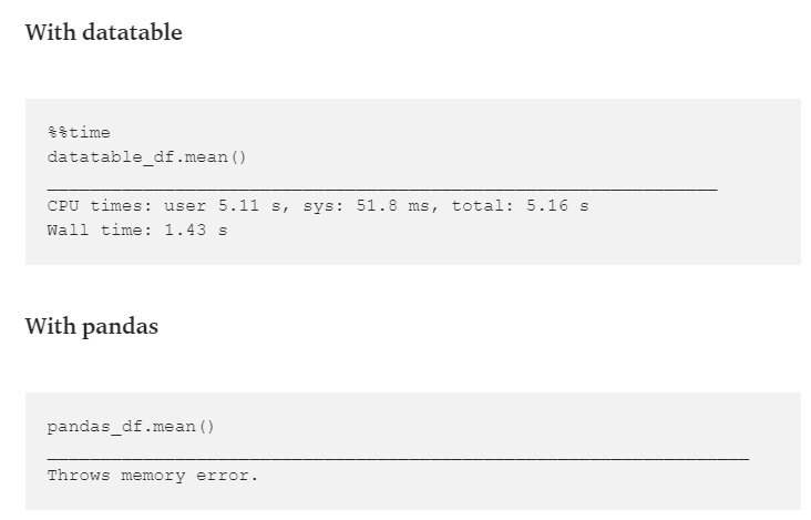 [ Python ] Python에서도 R처럼 data.table을 사용할 수 있어요. — All I Need Is Data.