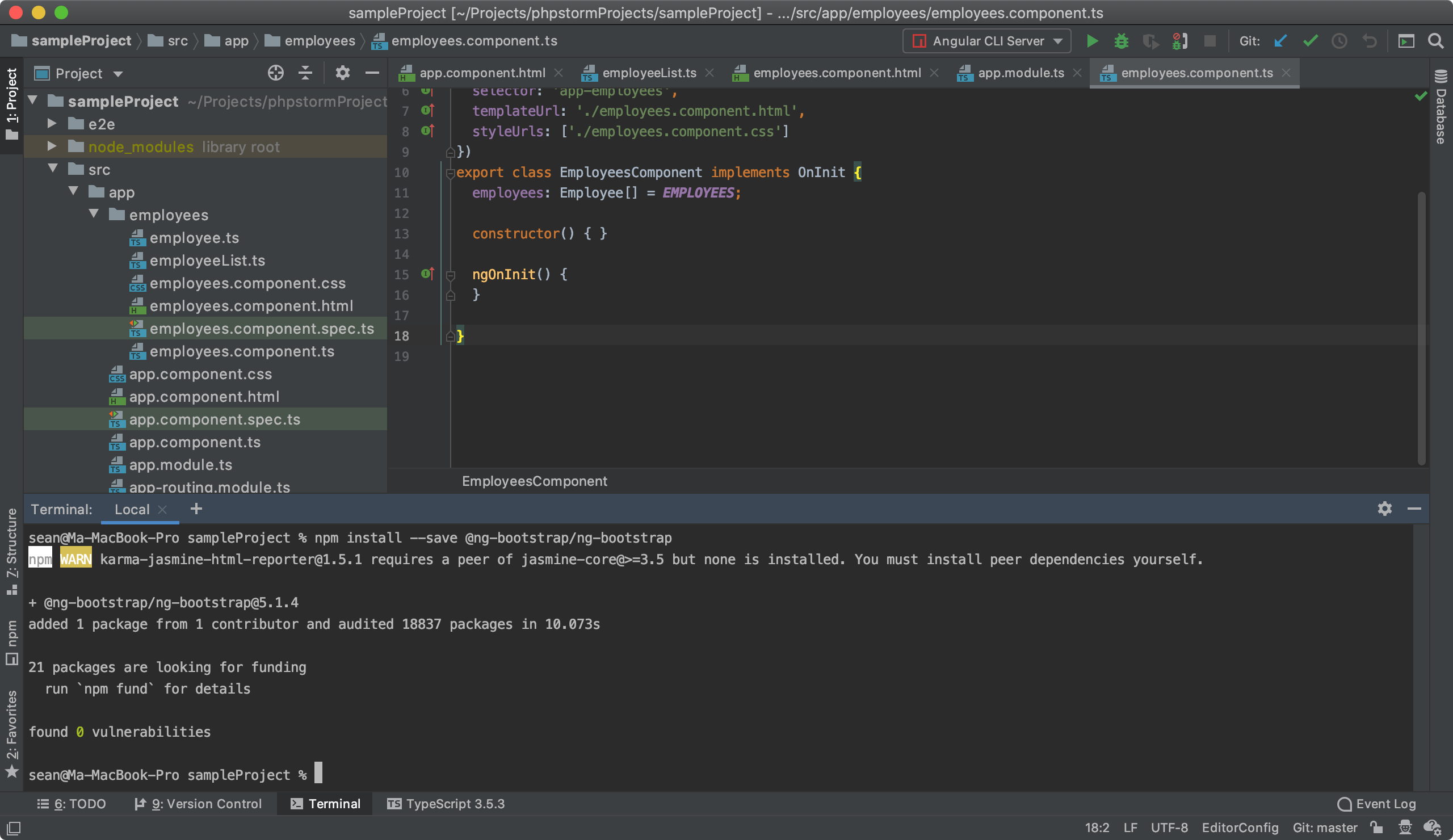 [Angular] 부트스트랩 적용하기 (ng-bootstrap 사용)