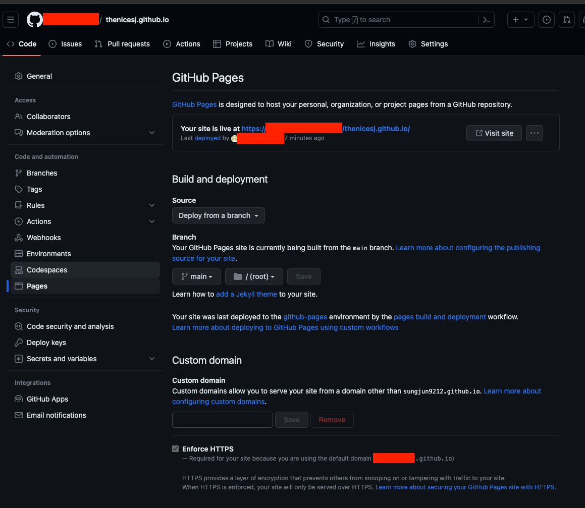 github.io 사이트 만들기 : 네이버 블로그