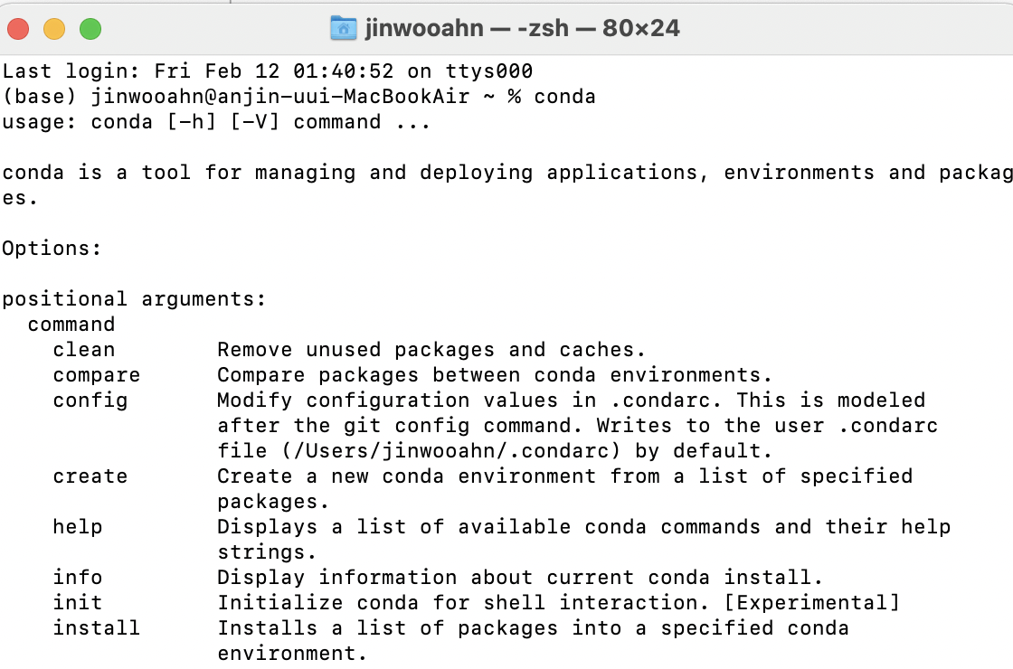 Tensorflow m1 macbook에 설치하기