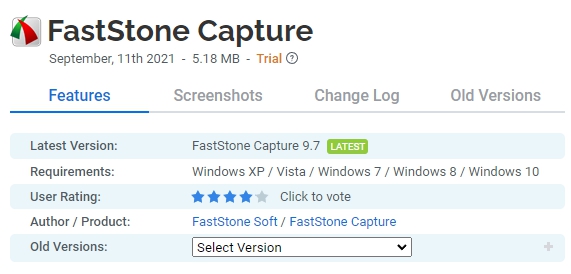 FastStone Capture 무료 다운로드