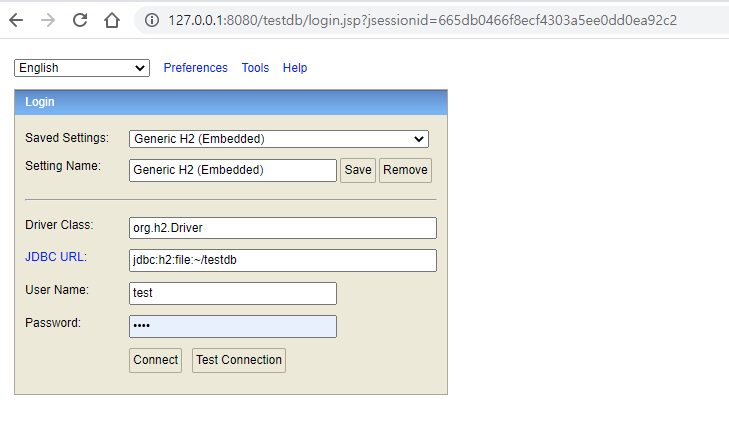 h2 database 사용법 springboot + - a17