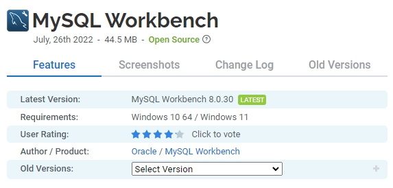 MySQL Workbench 무료 다운로드