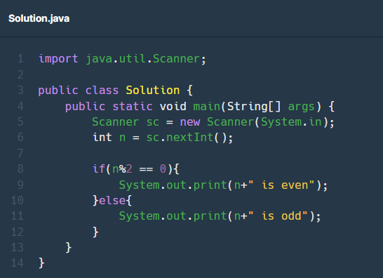 [Programmers] 홀짝 구분하기