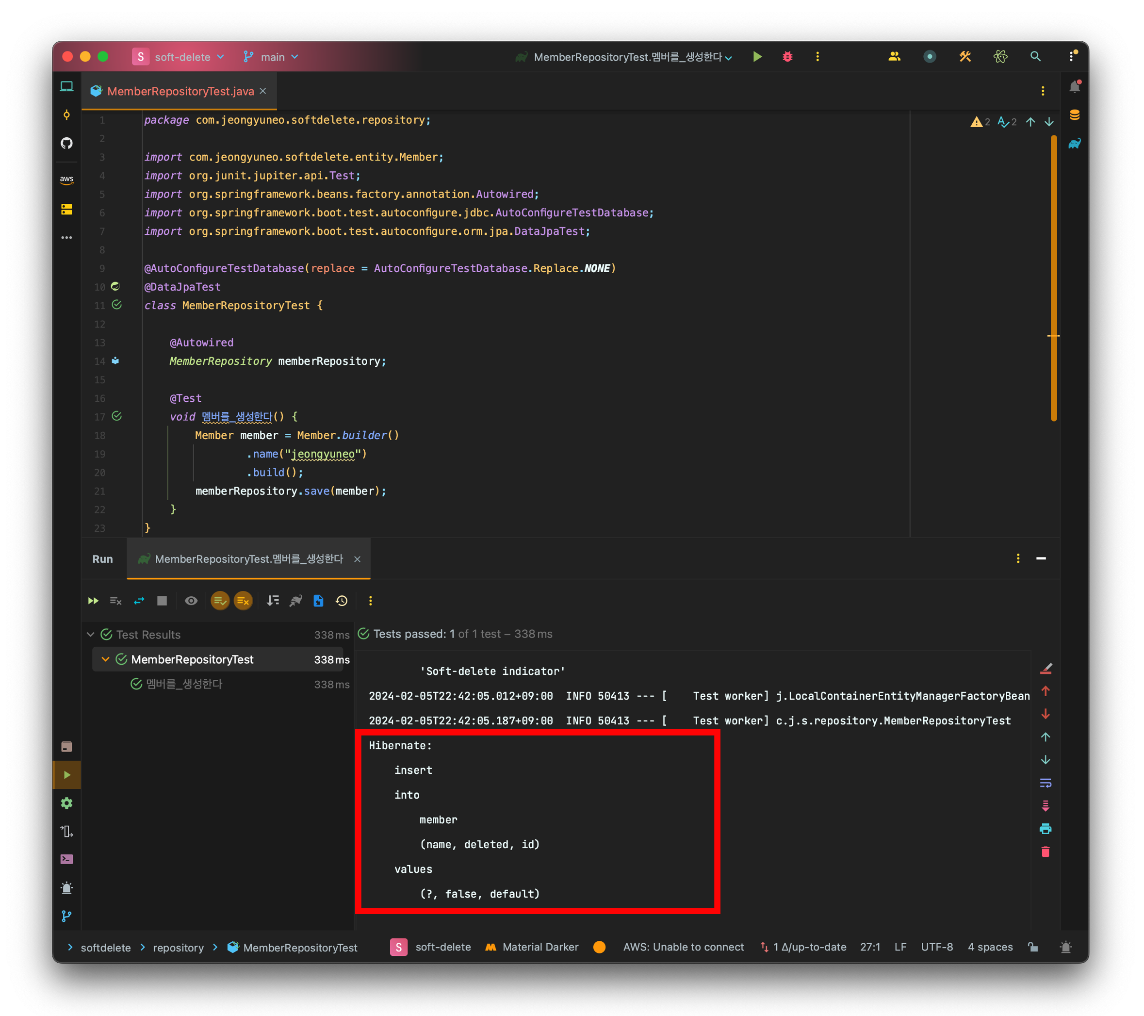 [Hibernate] Soft Delete in Hibernate