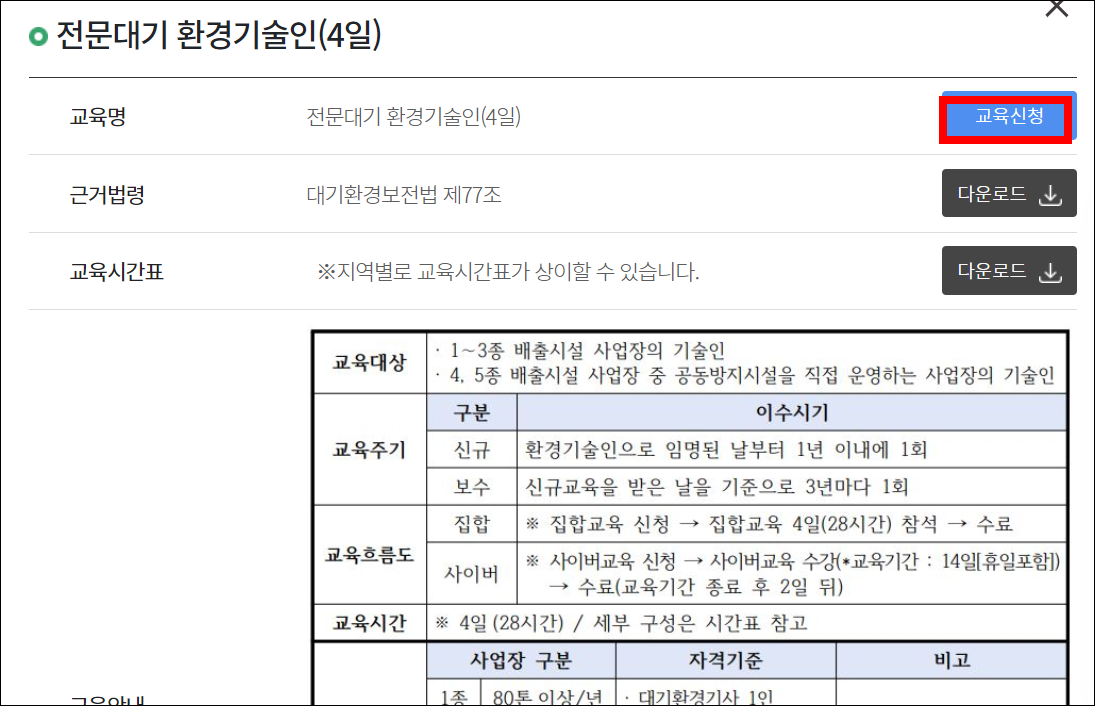 환경보전협회 사이버 법정교육 https://www.kepaedu.or.kr