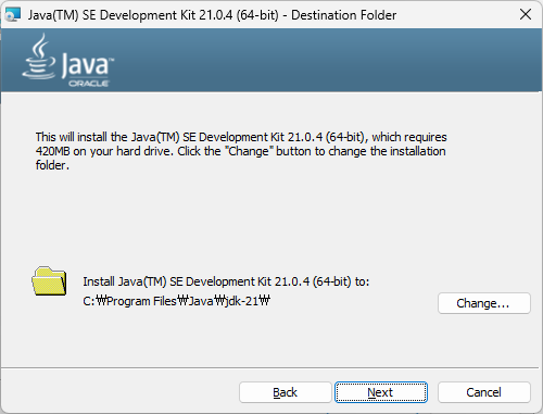 Windows 11 에 JDK 21, gradle 설치하기