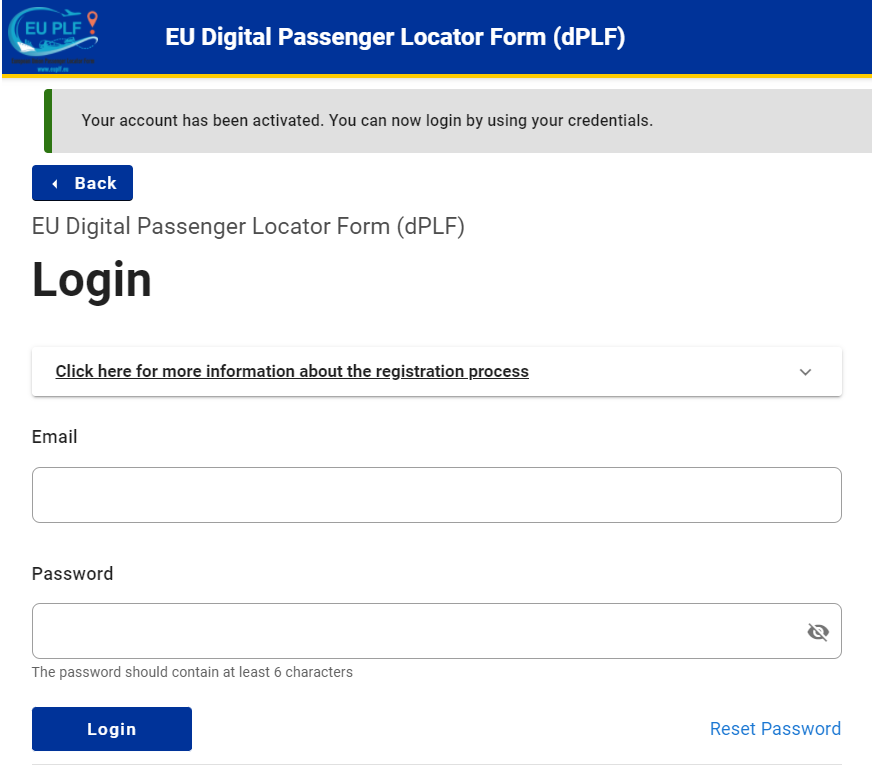 이탈리아, 프랑스 입국을 위한 EU Digital Passenger Locator Form(dPLF) 작성하기