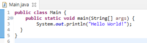 [자바/java] 백준 2557번 Hello World