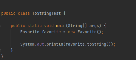 Java - toString() 메서드