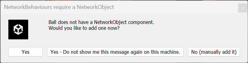 유니티 Netcode for GameObject, NetworkBehaviour