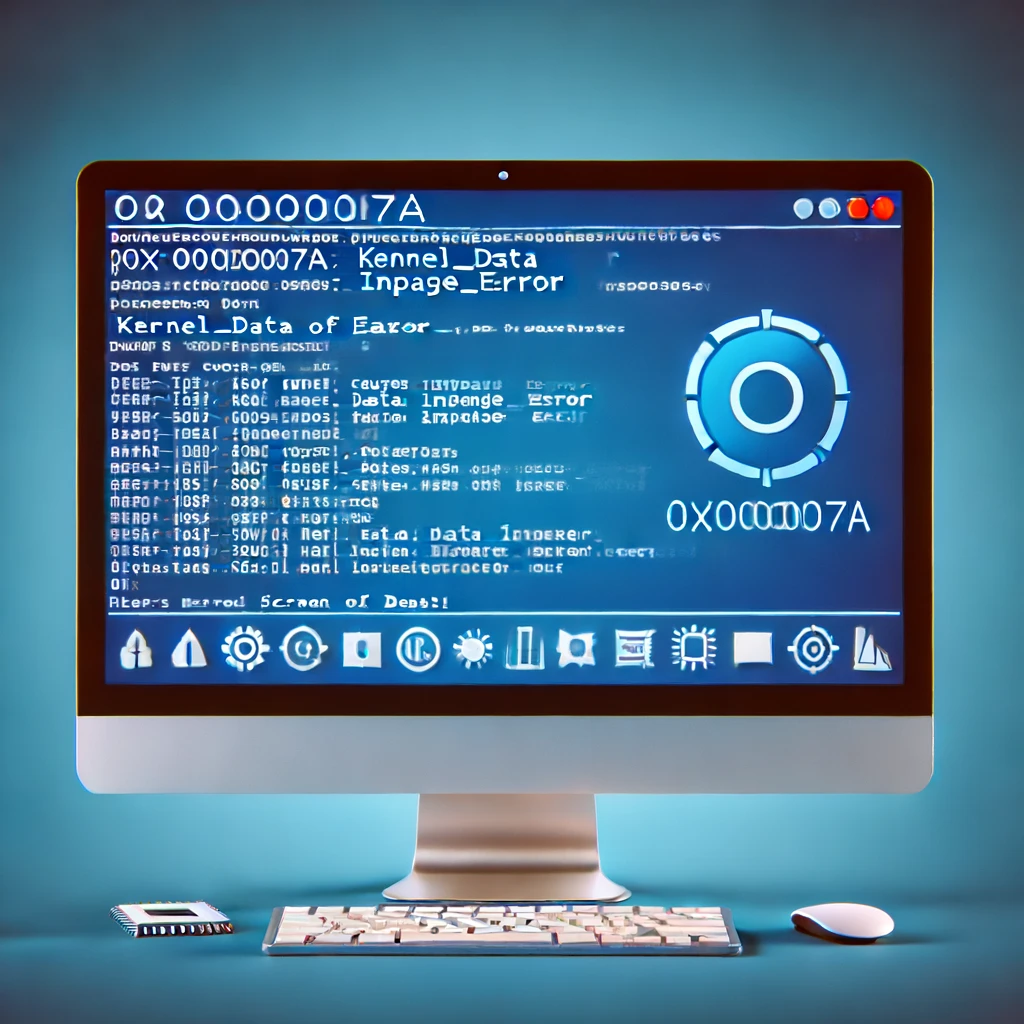 윈도우 블루스크린 오류 코드 0x0000007A: KERNEL_DATA_INPAGE_ERROR 원인 및 해결 방법