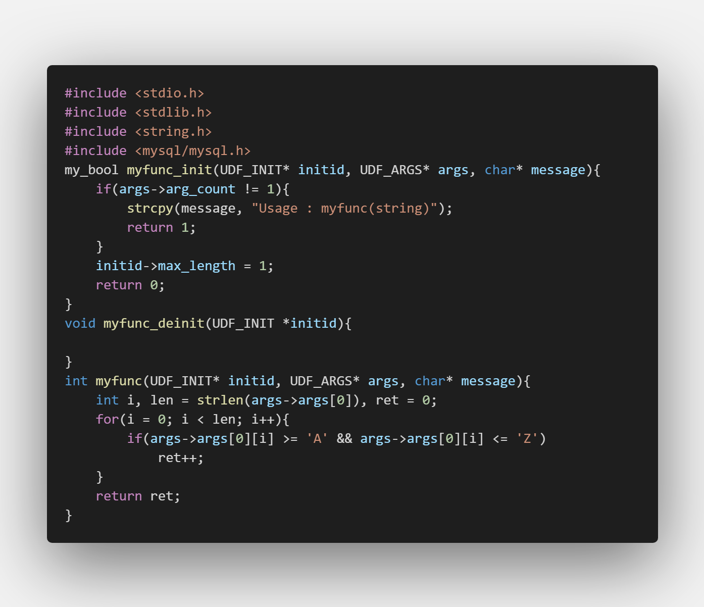 How To Use UDF In MySQL :: tmdahr1245