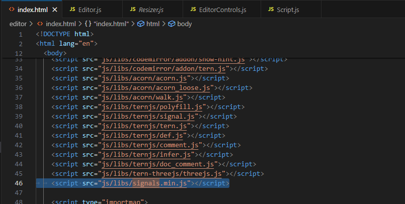 Threejs Cloth Tailor 개발일지 - threejs editor, eslint-disable-line no-undef, editor, constructor ...