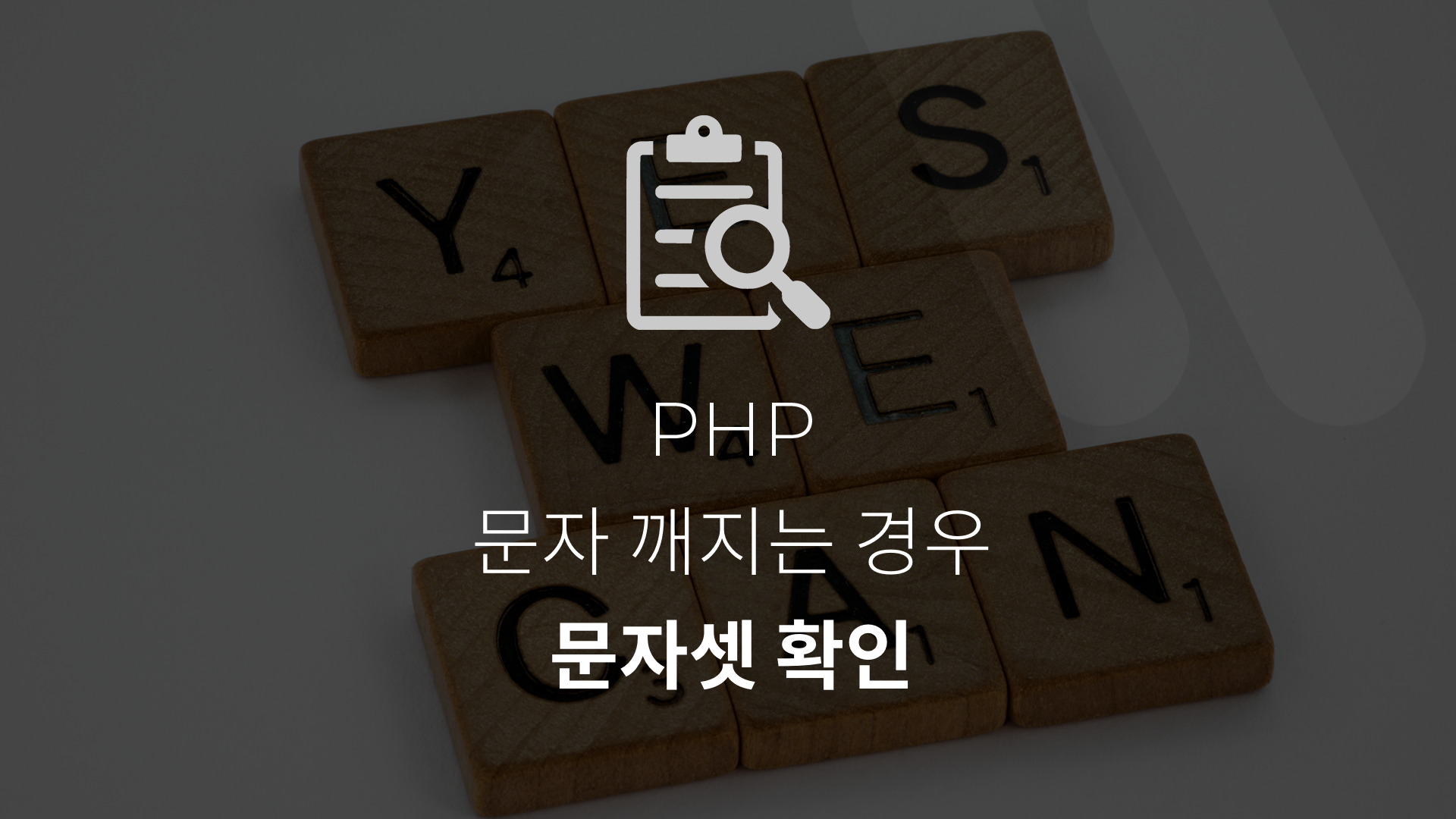 PHP 문자열 문자셋 확인하기 | mb_detect_encoding()