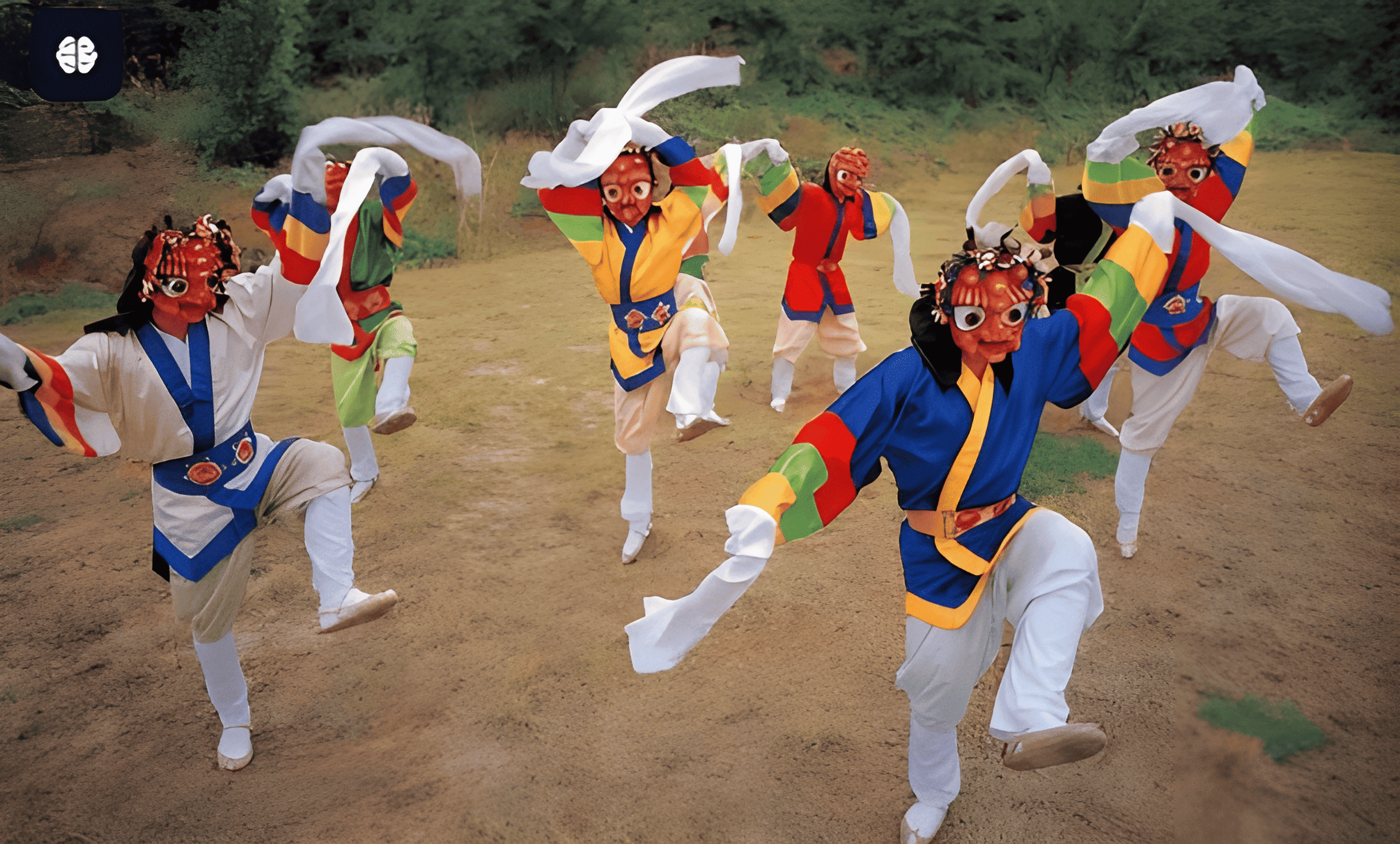 탈춤 : 한국 전통문화의 신명나는 몸짓, 흥겨운 웃음! 🎉🎭