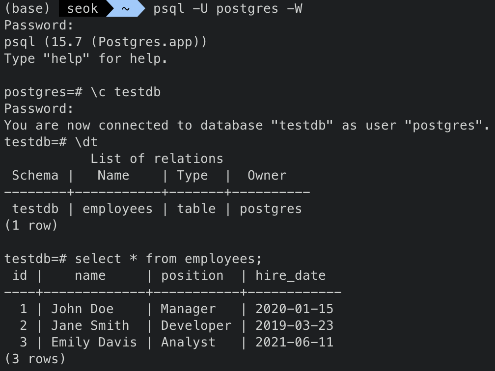 MySQL에서 PostgreSQL으로 마이그레이션 (Shell 환경) — 개발로 자기계발