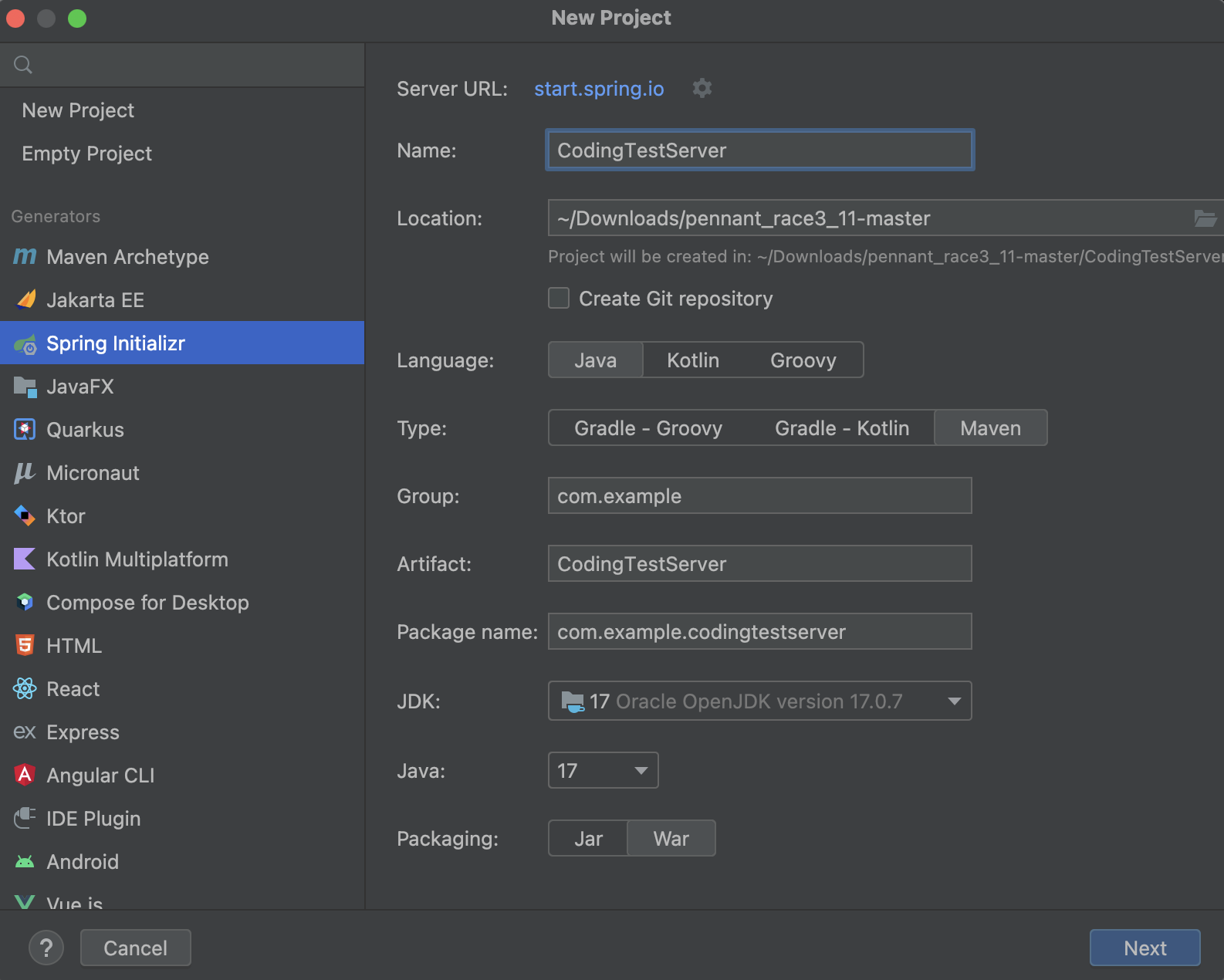 [Spring] New Project 생성 :: Dev.Eunice